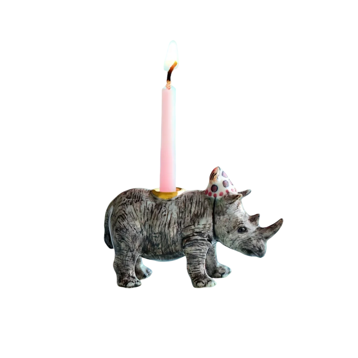 Camp Hollow Cake Topper Rhino | The Tiny Finch